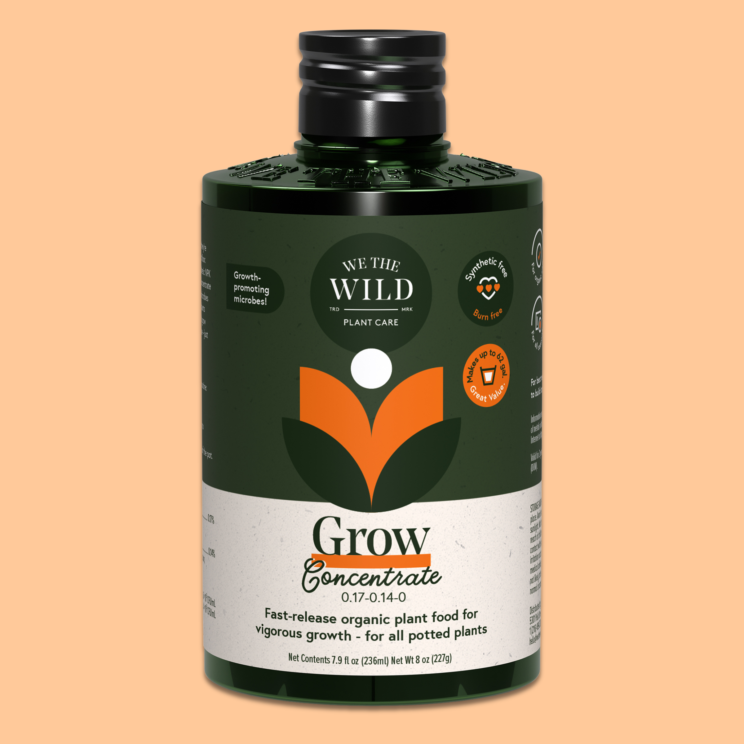 Grow Organic Plant Food Concentrate 8 oz – Mandy Spring Farm Nursery, Inc.