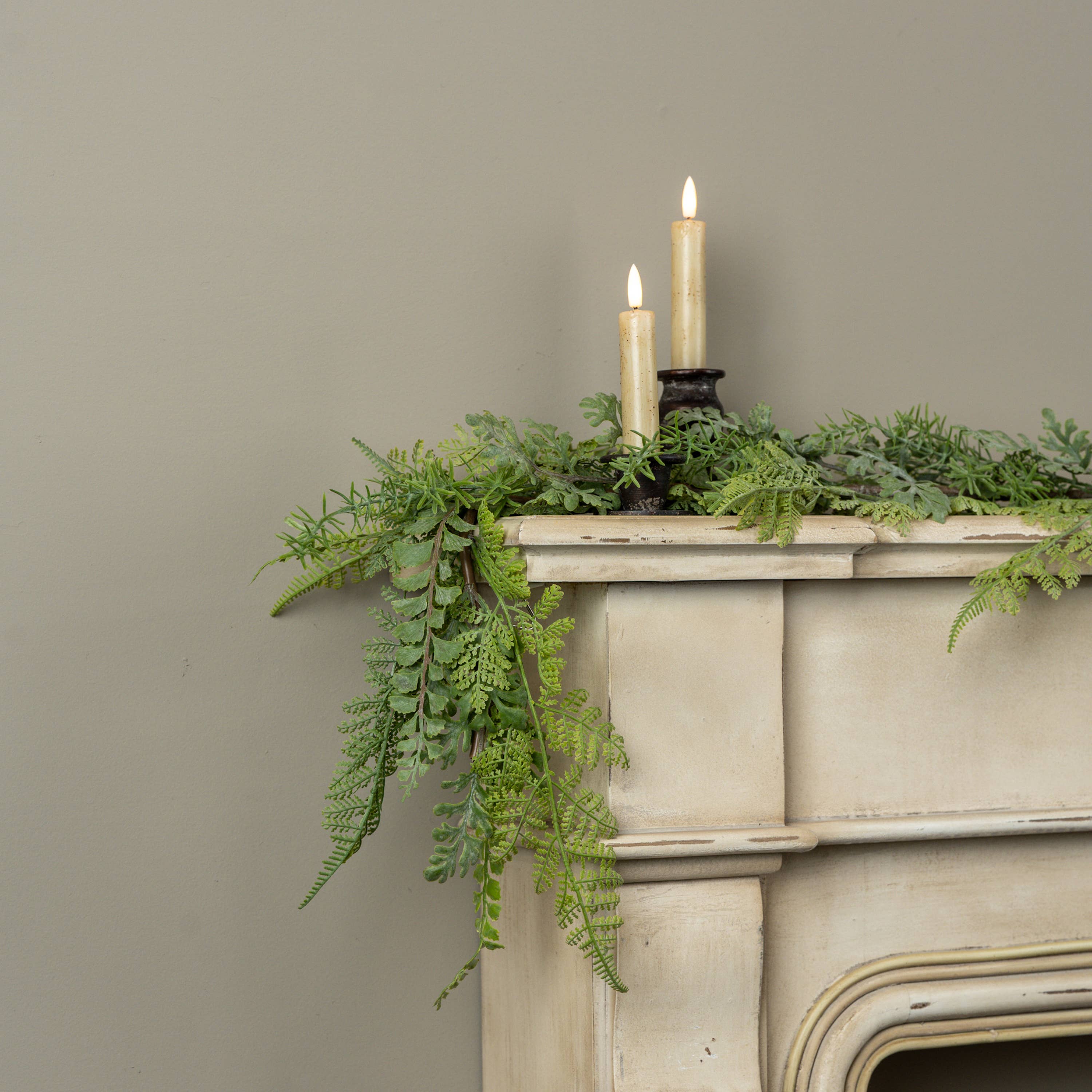 6' SOFT TOUCH MIXED FERN GARLAND – Mandy Spring Farm Nursery, Inc.
