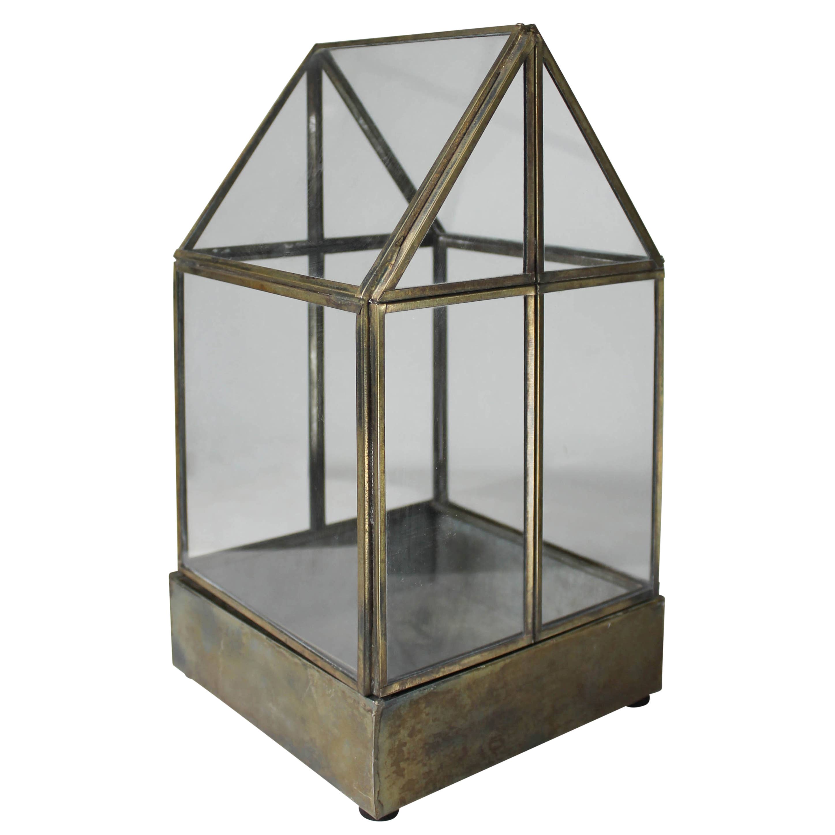 Pike Terrarium, Leaded Glass - Sm – Mandy Spring Farm Nursery, Inc.